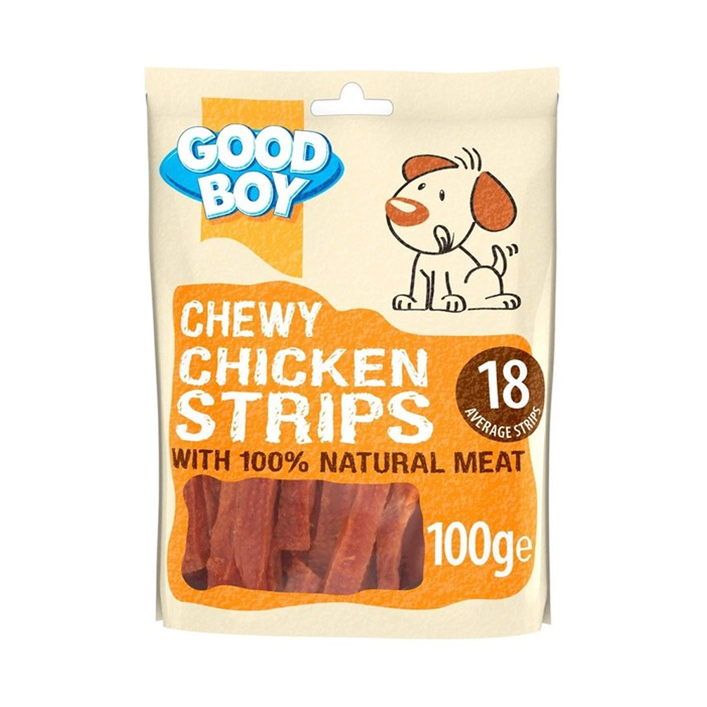 Good Boy Chicken Strips 100g – Seth's Little Zoo