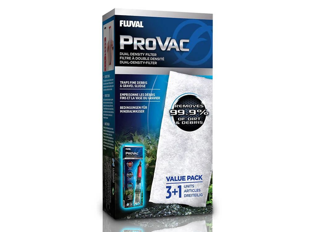 Fluval Pro Vac Filter Cartridge 4pk – Seth's Little Zoo