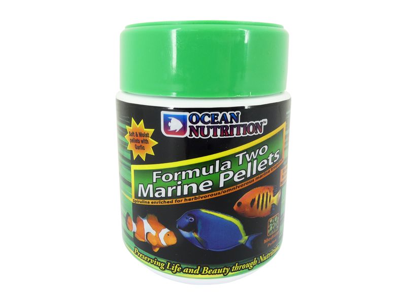 O NUT FORMULA TWO MARINE PELLET MED 100G – Seth's Little Zoo